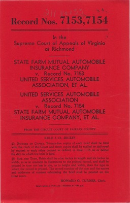 "State Farm Mutual Automobile Insurance Company v. United Services Auto"